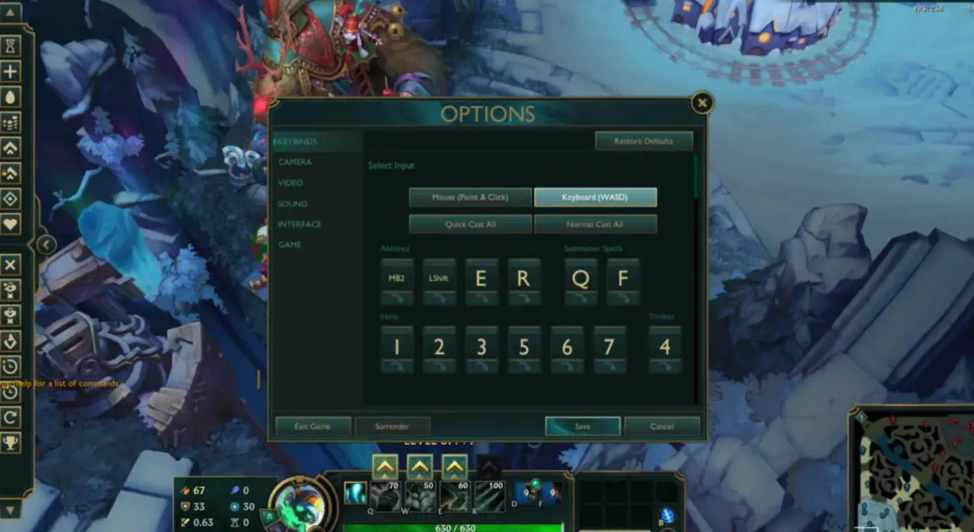 How To Turn On WASD Controls in League of Legends | 1v9