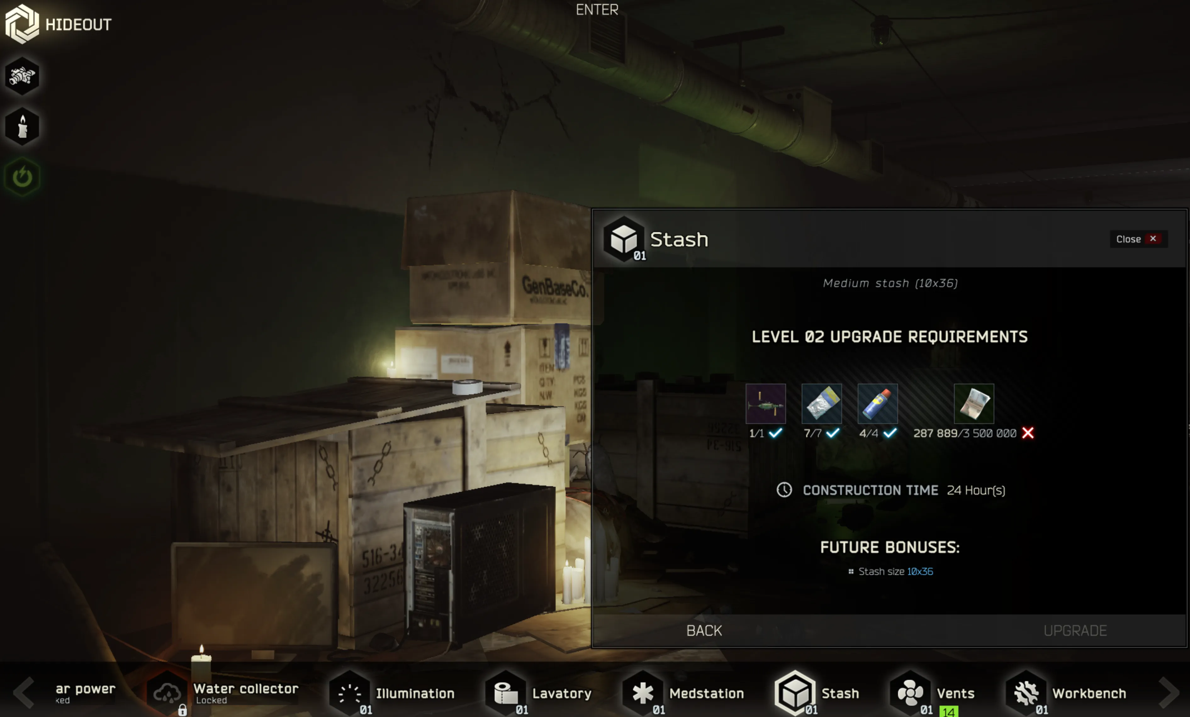 How To Upgrade Stash Space In Escape From Tarkov | 1v9