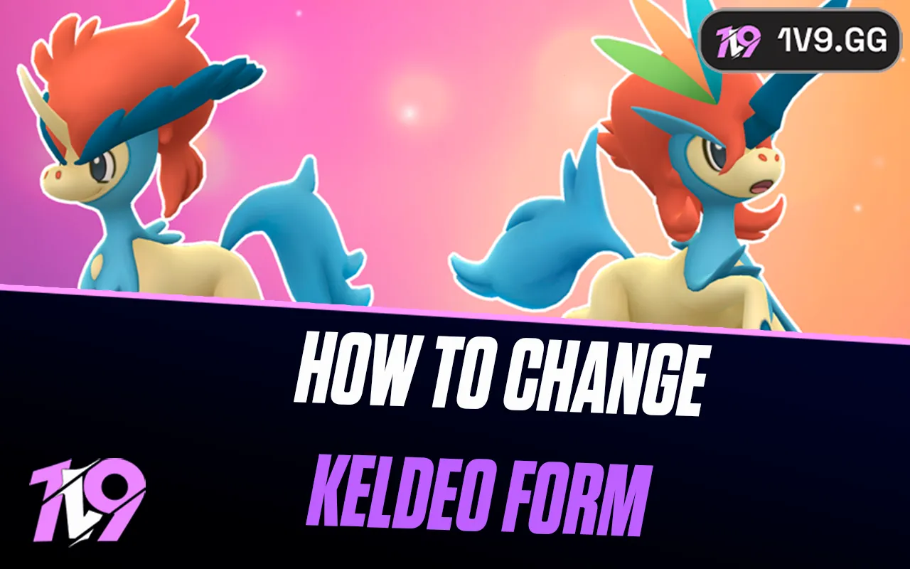How to Change Keldeo Form in Pokémon GO | 1v9