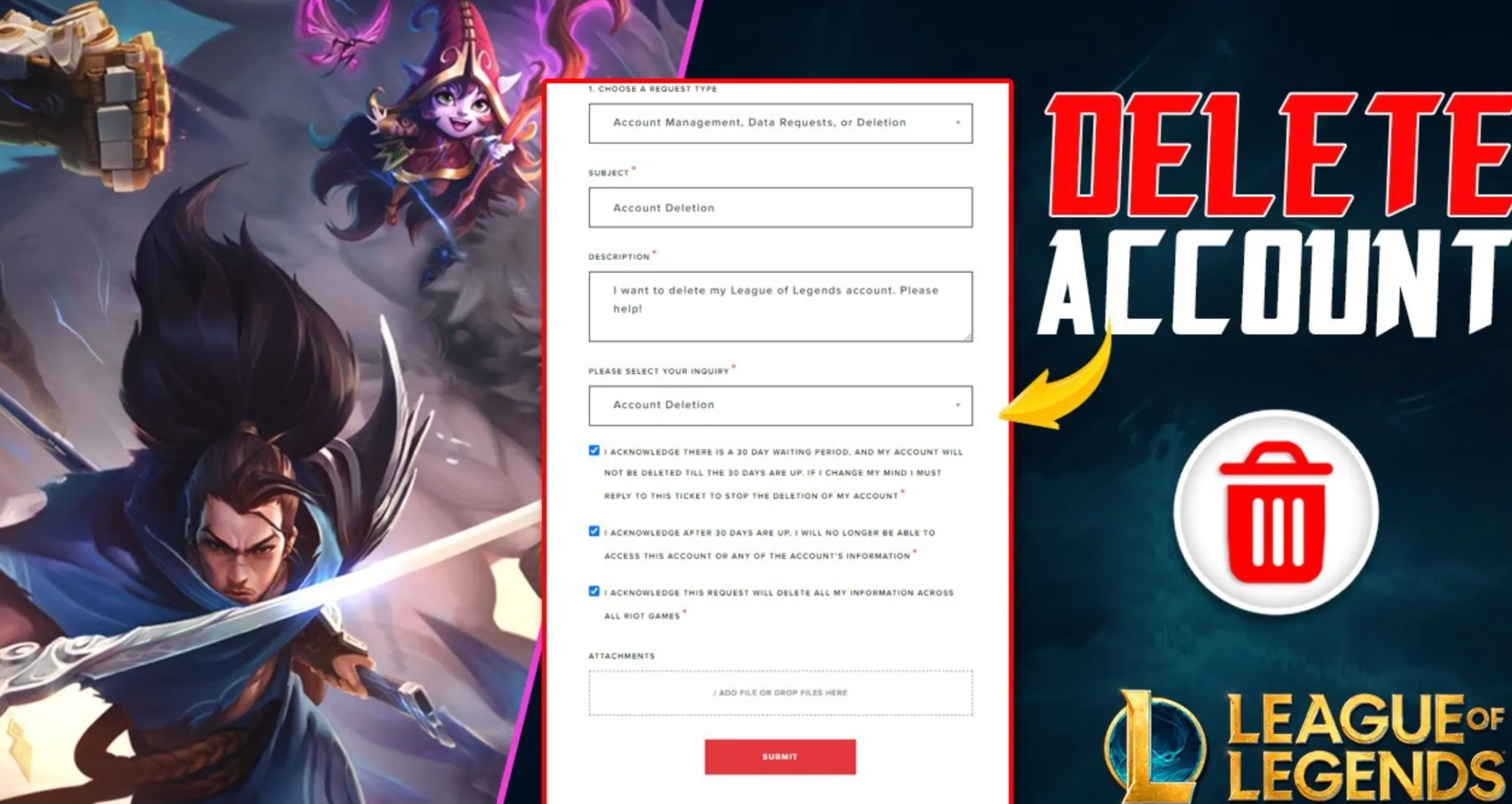 How to Delete Your LoL Account: Step-by-Step Guide | 1v9