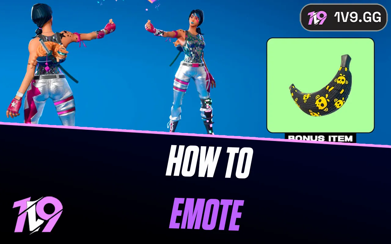 How to Emote in Fortnite: Guide for PC, Console, and Mobile | 1v9
