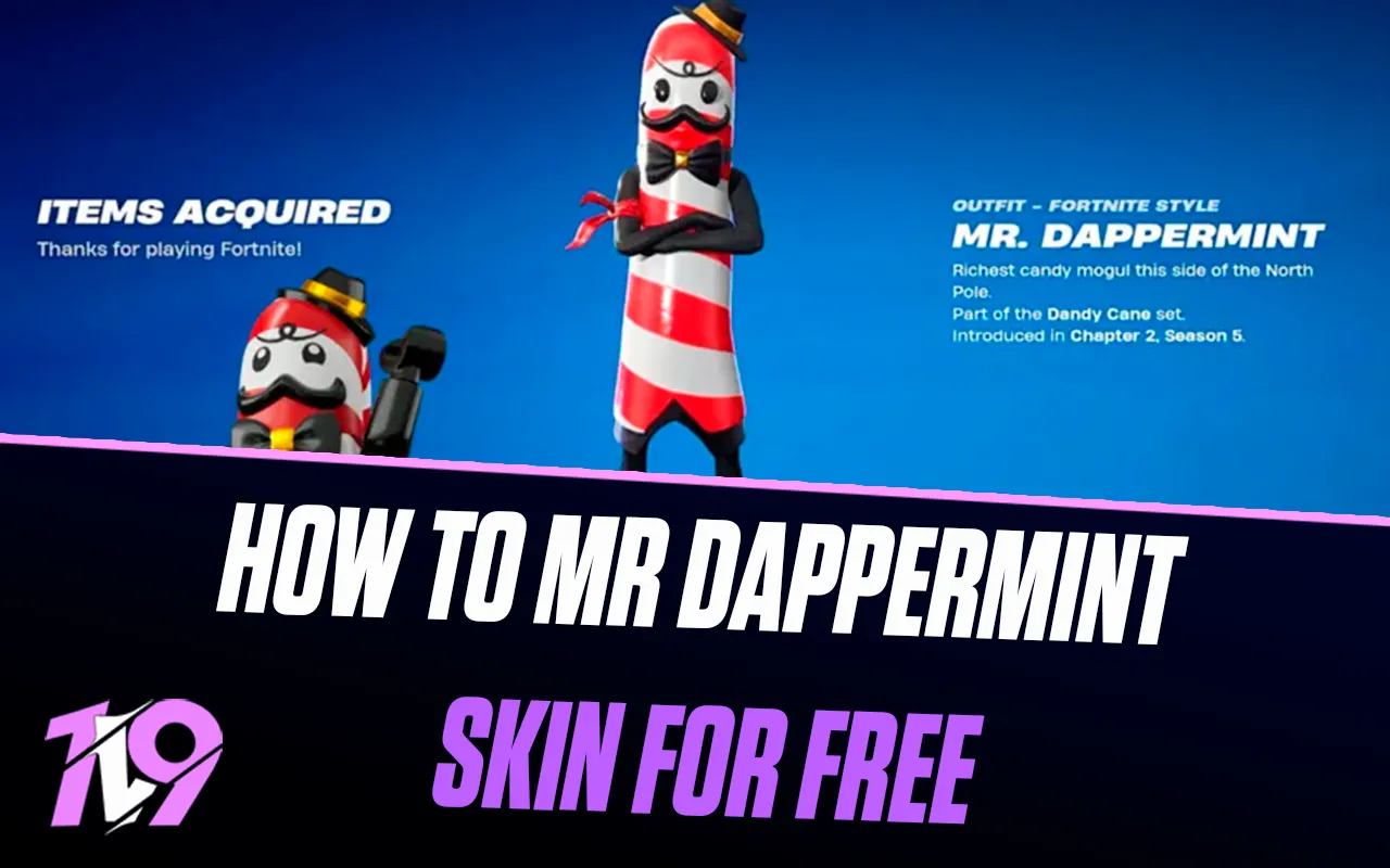 How to Get Mr Dappermint Skin in Fortnite For Free | 1v9
