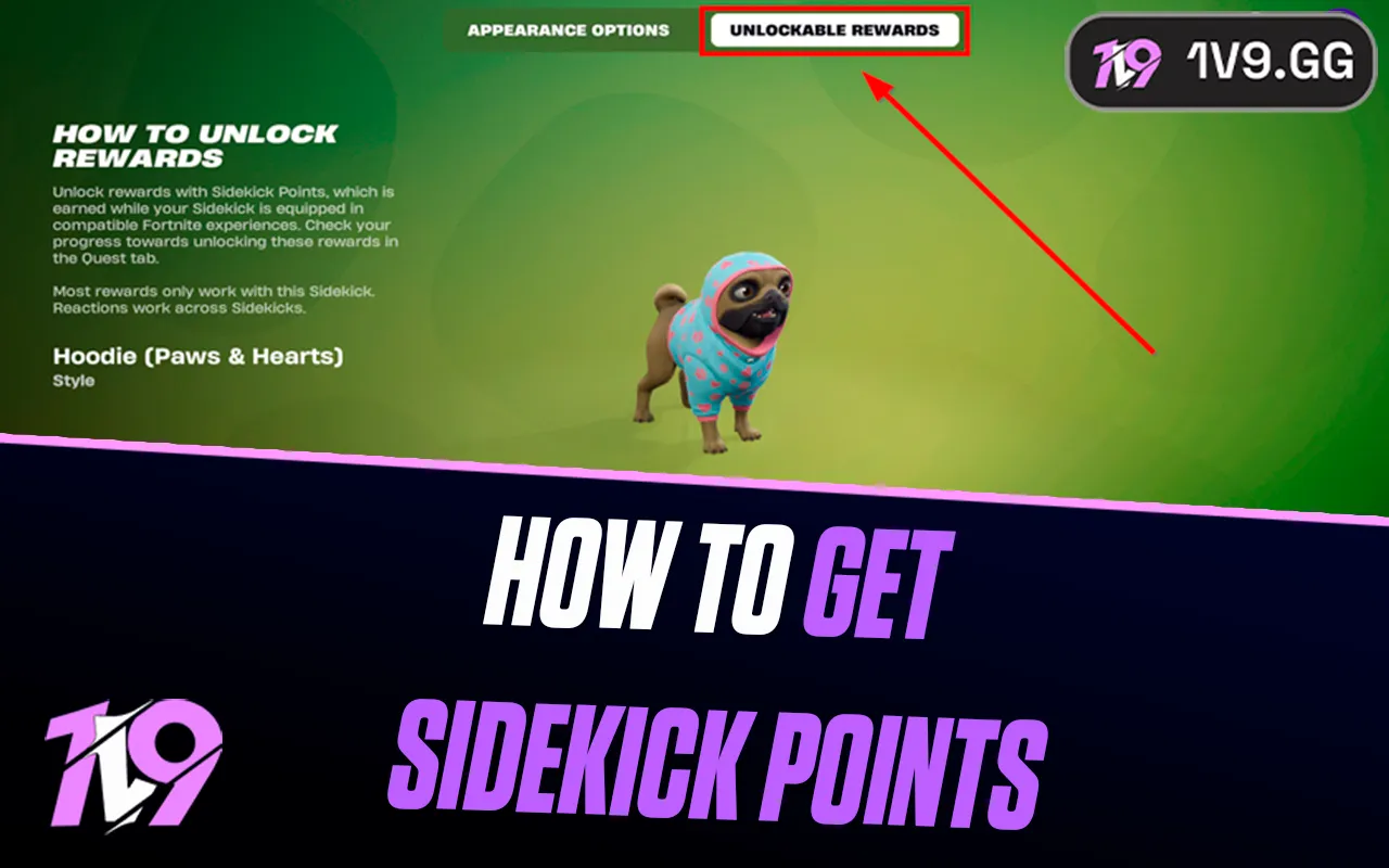 How to Get Sidekick Points in Fortnite: Complete Guide | 1v9
