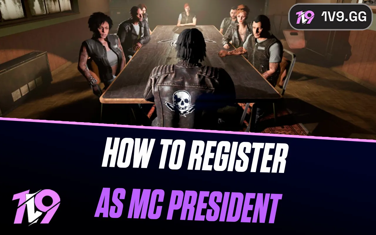 How to Register as MC President in GTA 5 Online | 1v9