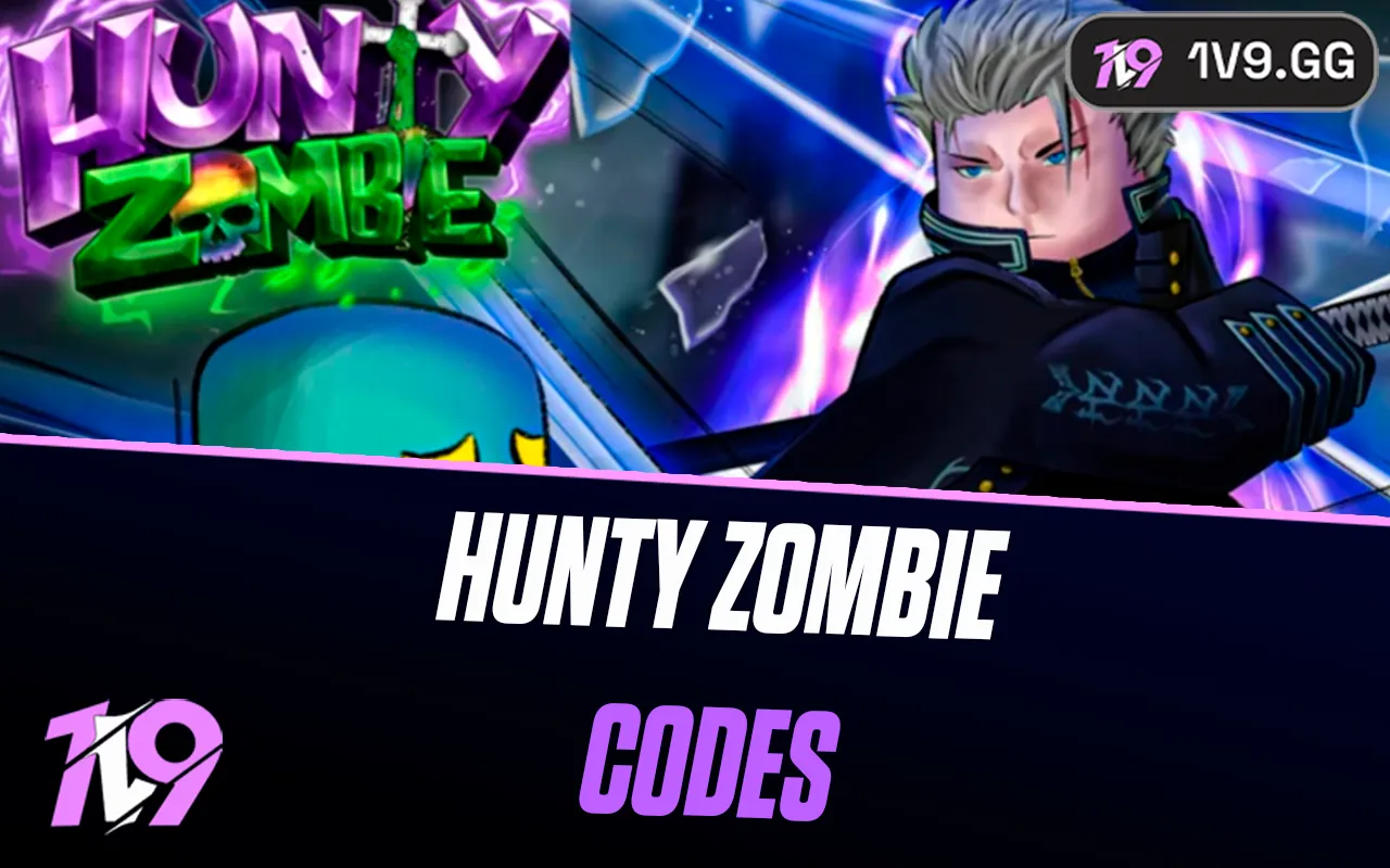 Hunty Zombie Codes (January 2026) | 1v9