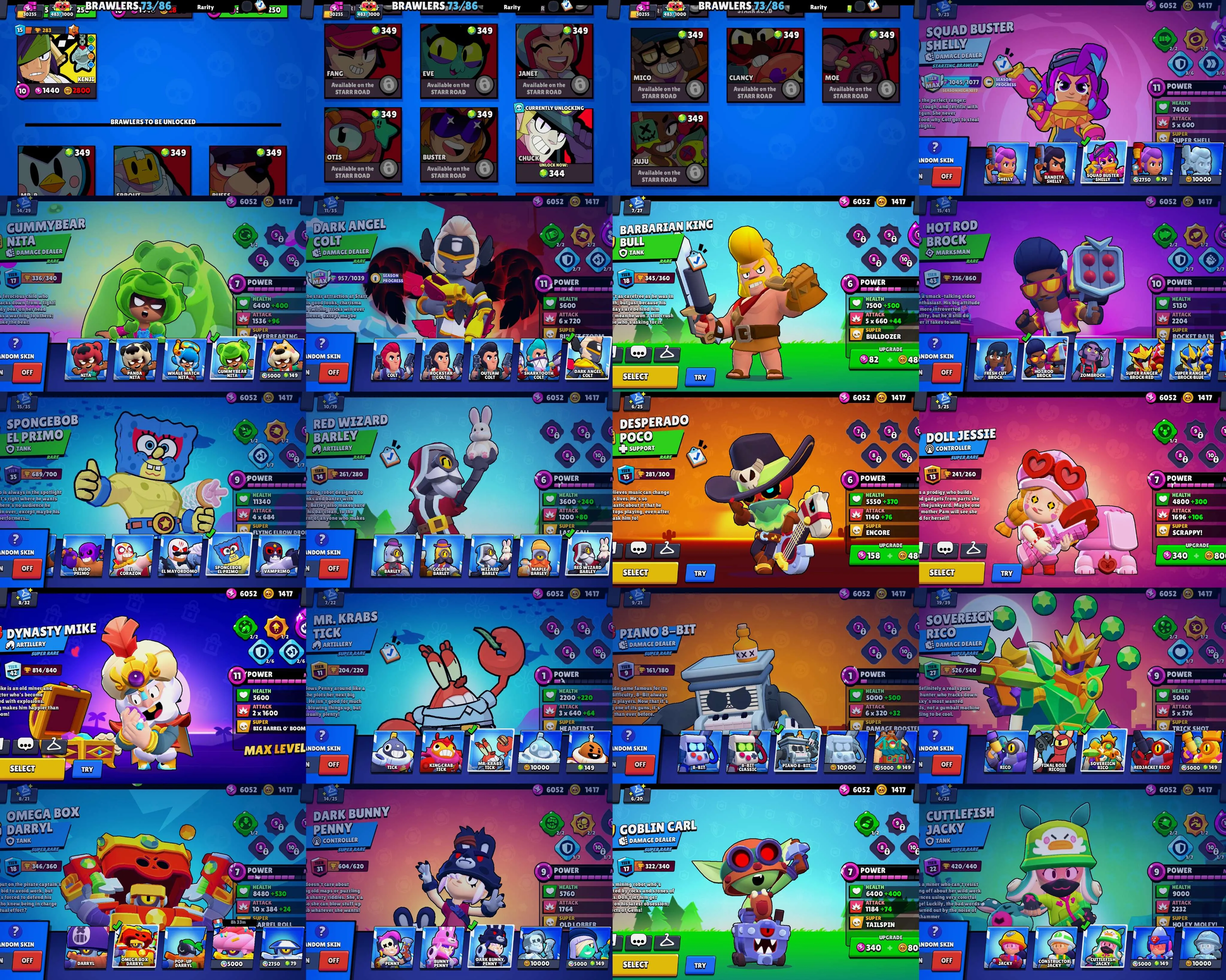 [73 BR] 🏆30200🏆 [THOR BIBI/MIDORI PAWLETTE/HOT ROD BROCK/3 MEDUSA EMZ ...