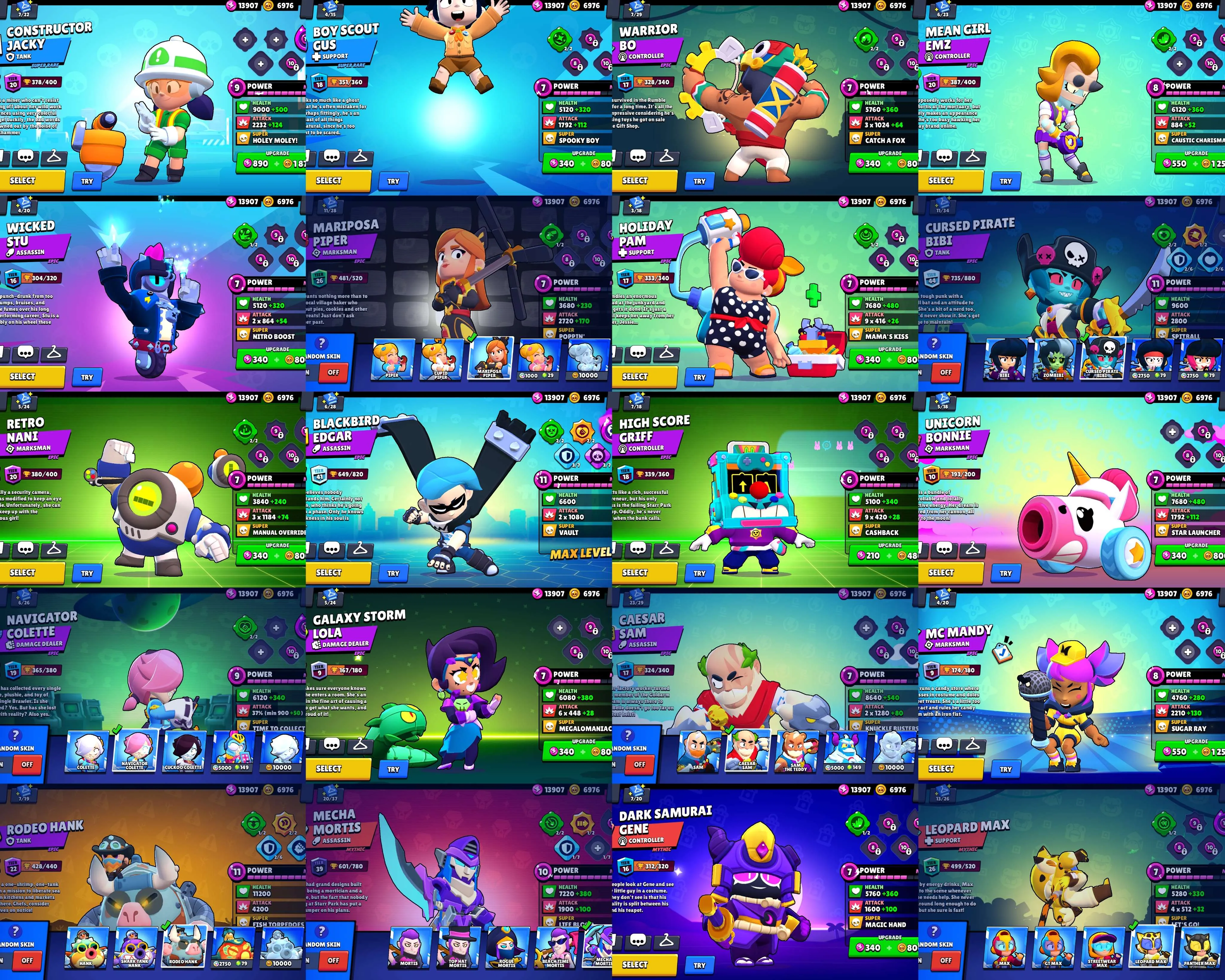 [71 BR] 🏆27700🏆 [MECHA MORTIS/DARK SAMURAI GENE/RODEO HANK/PIRATE BIBI ...