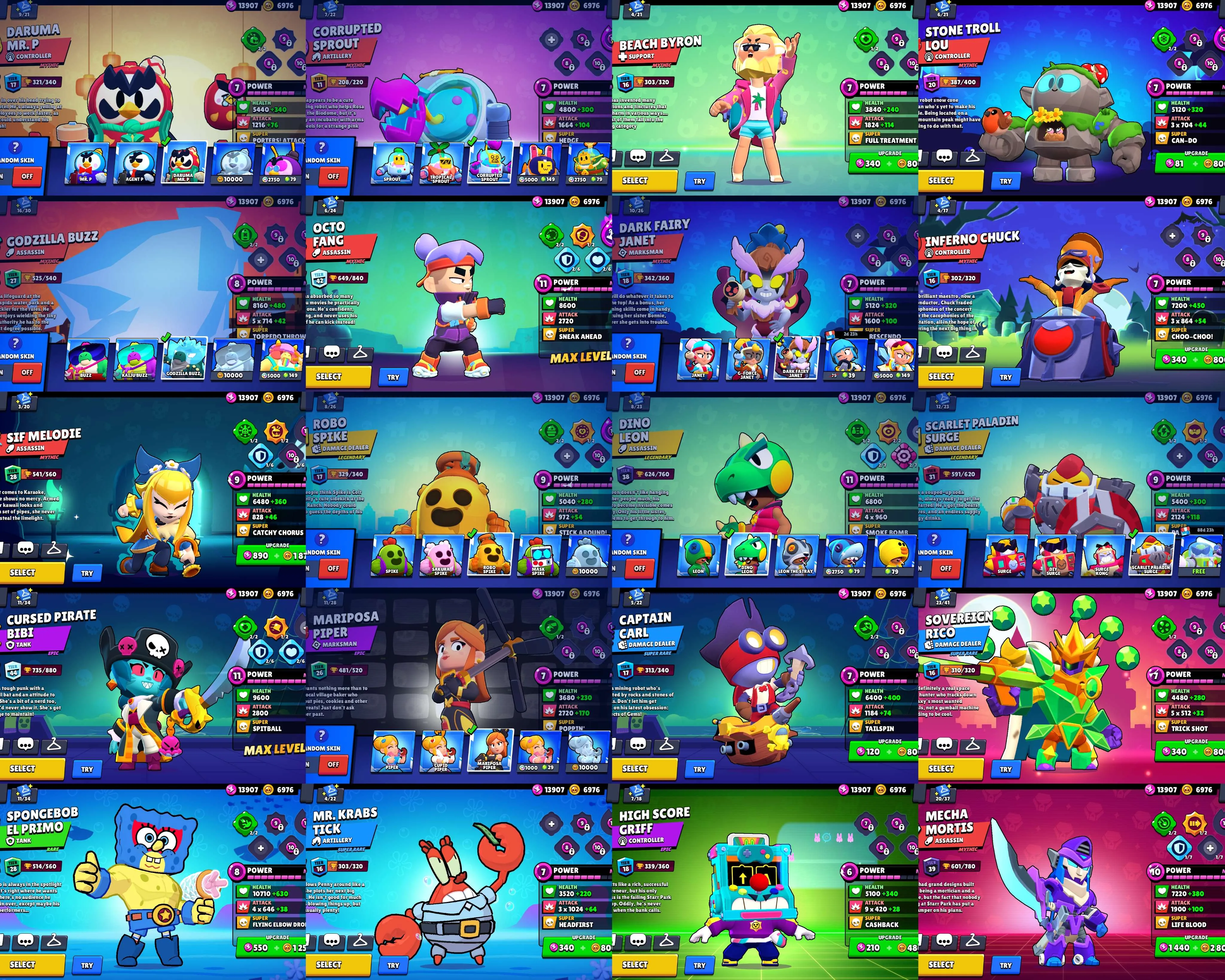 [71 BR] 🏆27700🏆 [MECHA MORTIS/DARK SAMURAI GENE/RODEO HANK/PIRATE BIBI ...