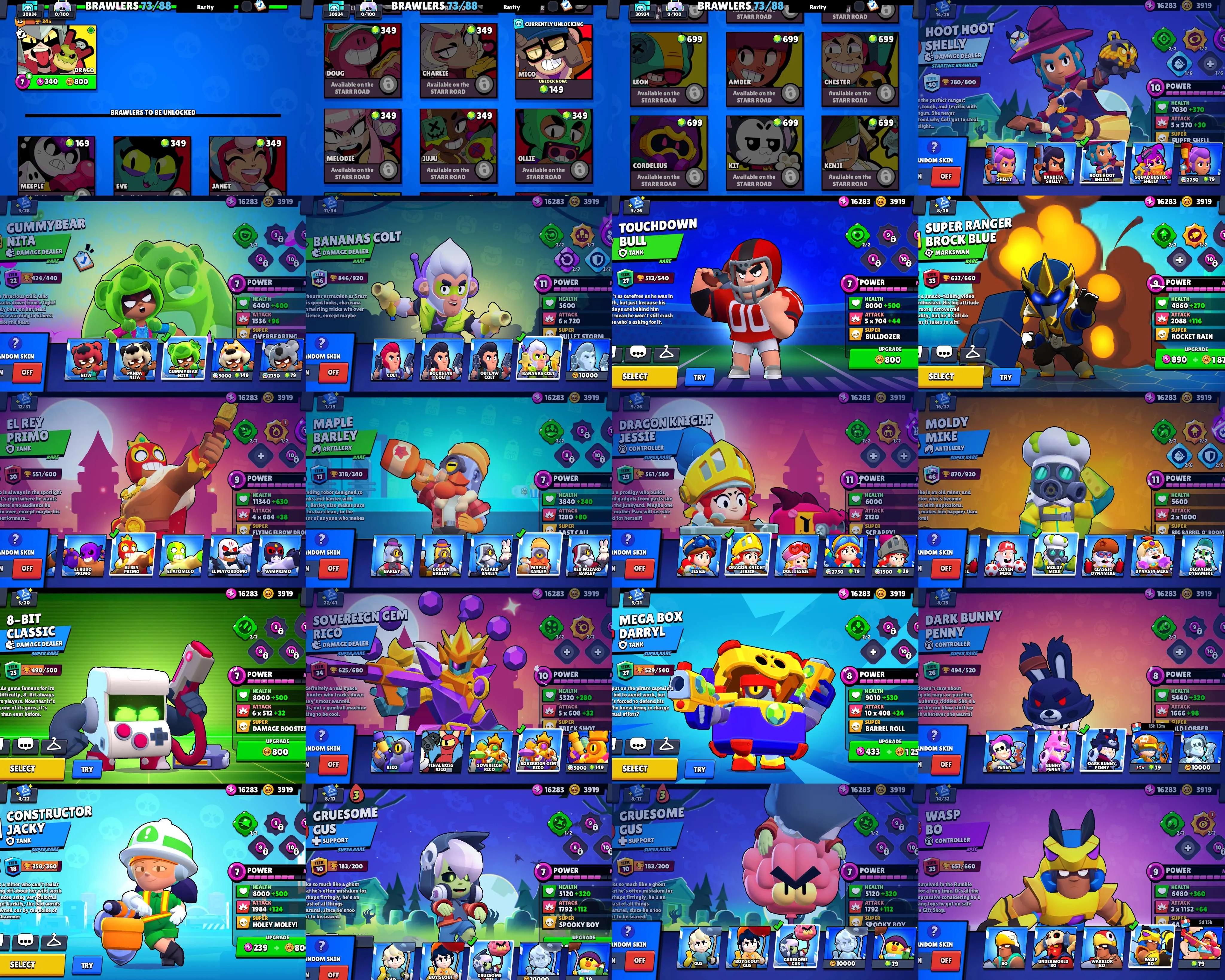 [73 BR] 🏆30900🏆 [75 GEMS/DEVILISH MORTIS/BANANAS COLT/WASP BO/HOOT HOOT ...