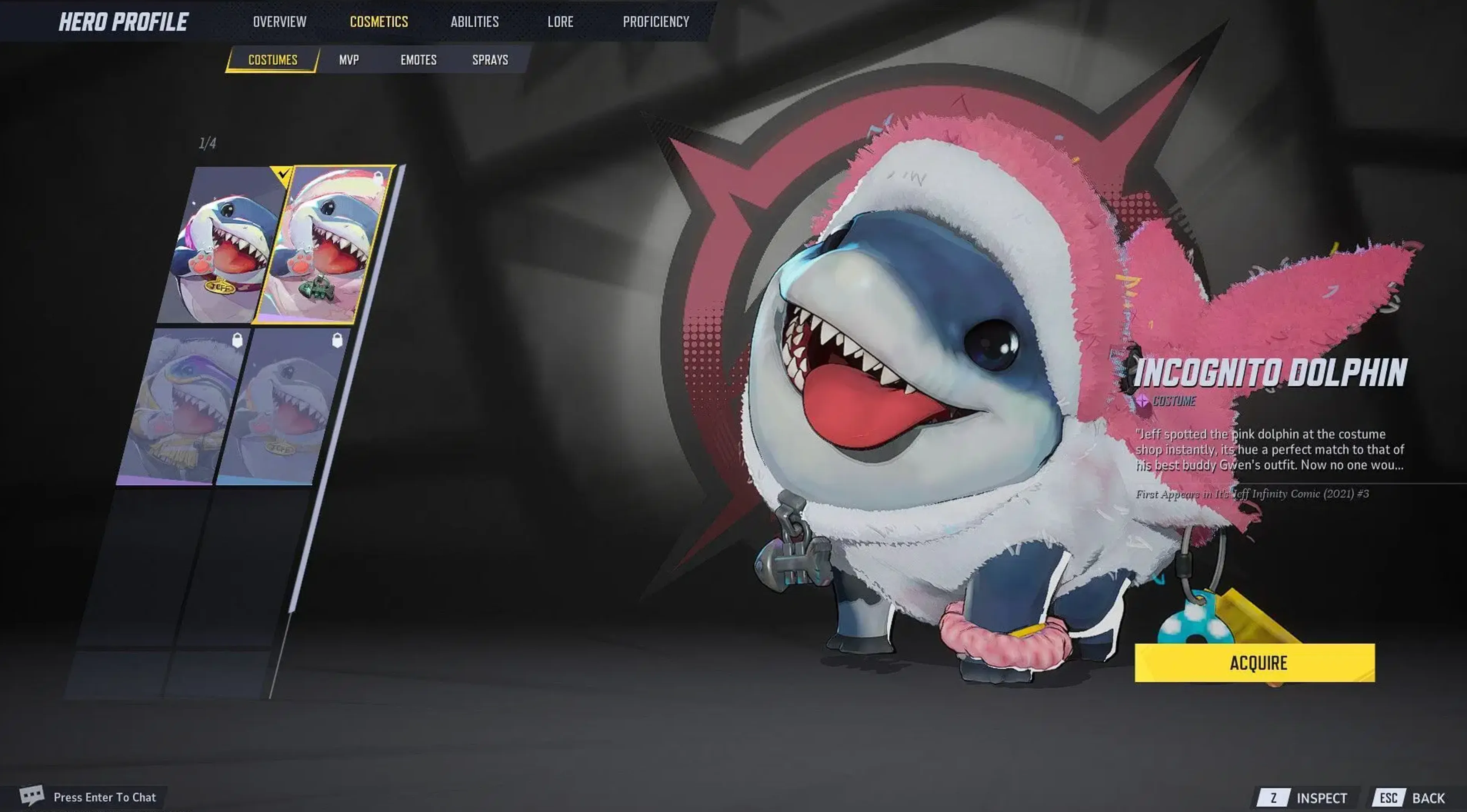 All Jeff the Land Shark Skins In Marvel Rivals | 1v9