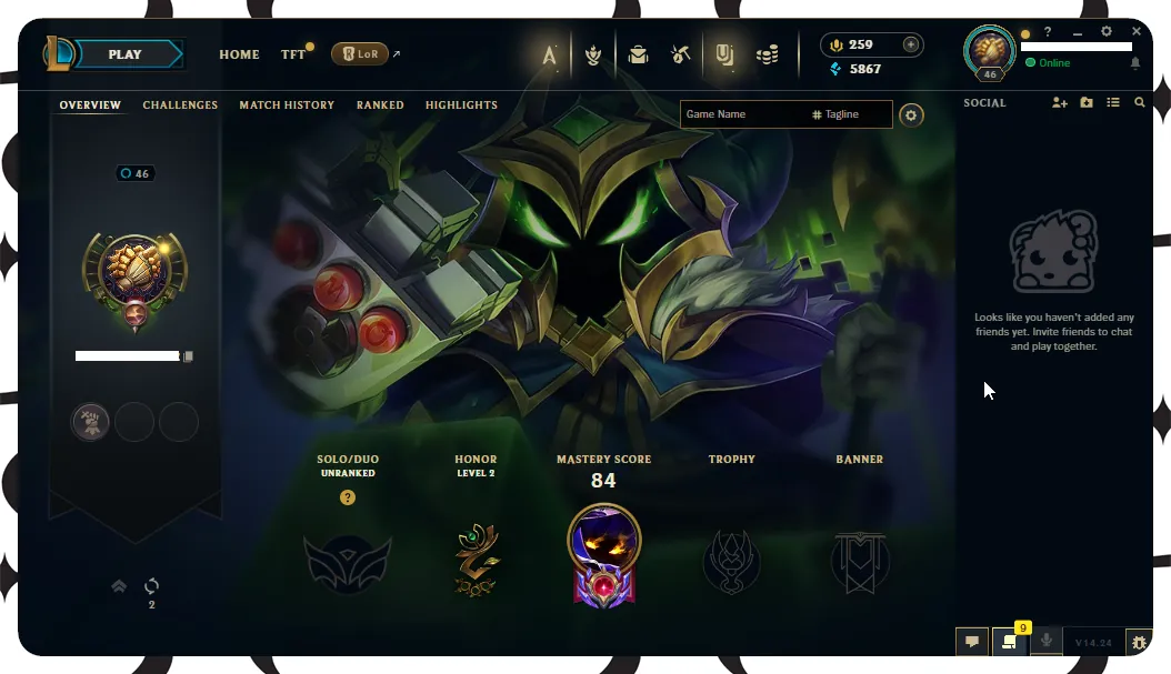 [🔥 EUW | 🔵 Unranked |🟣 Ranked Ready |🟡 Level 46 | 🟢 52 Champions | 20 ...