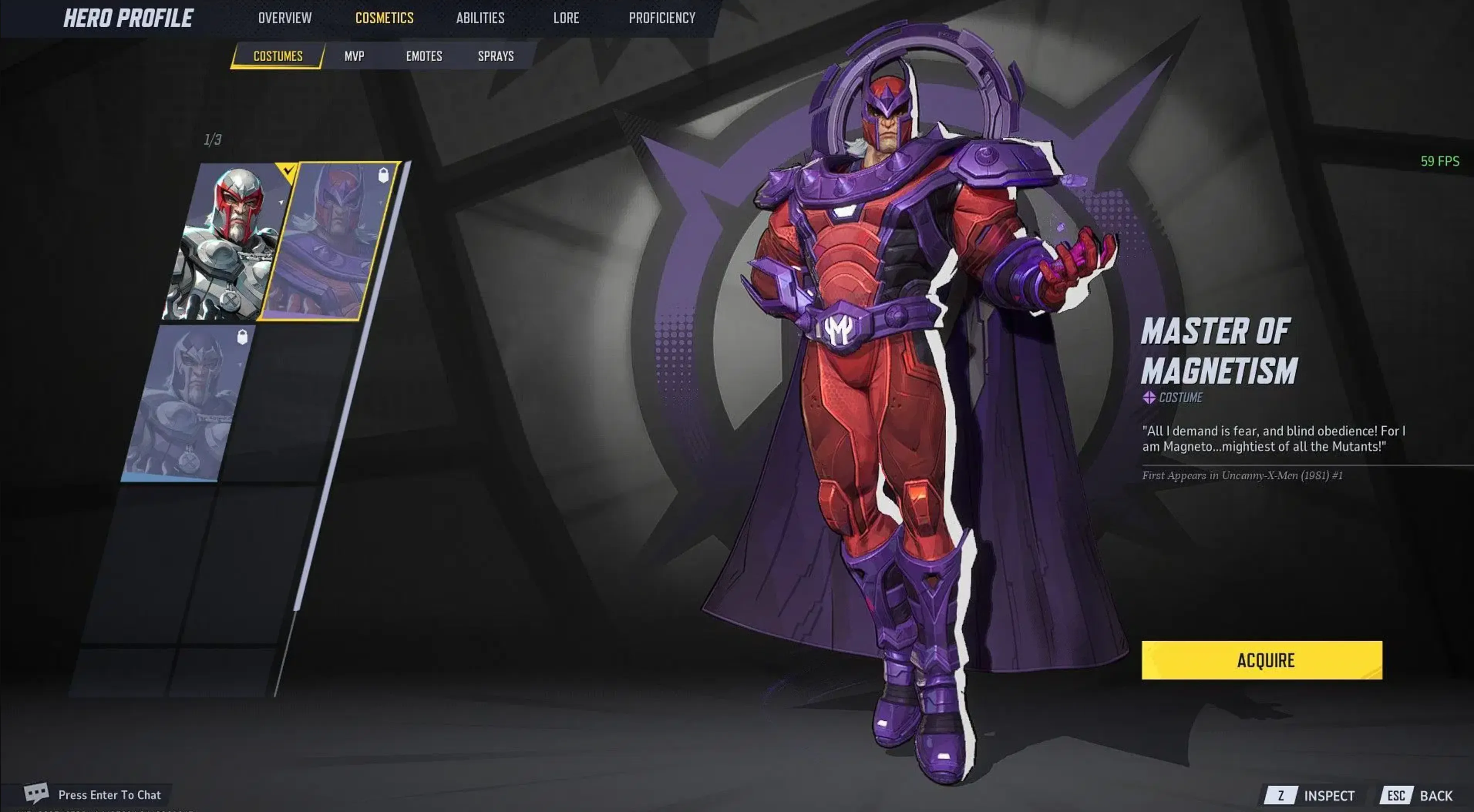 All Magneto Skins In Marvel Rivals | 1v9