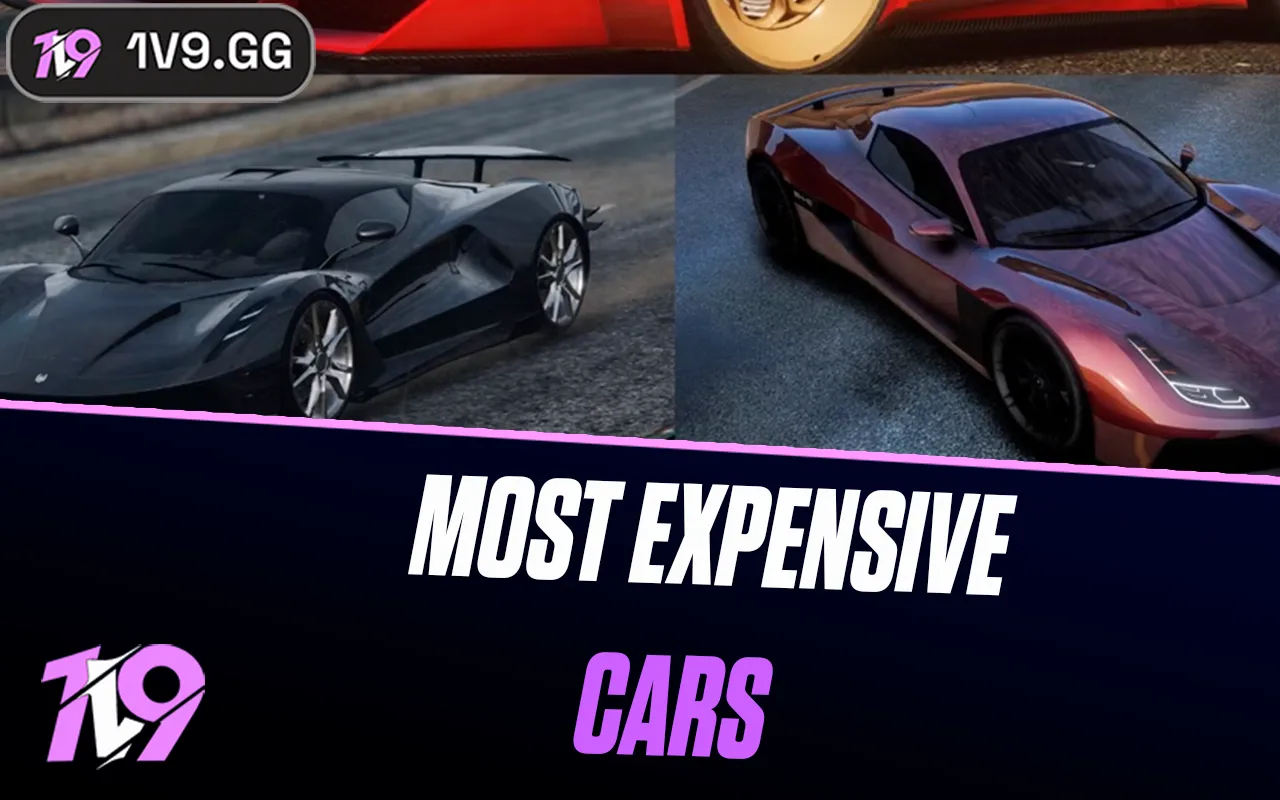 10 Most Expensive Cars In GTA Online | 1v9