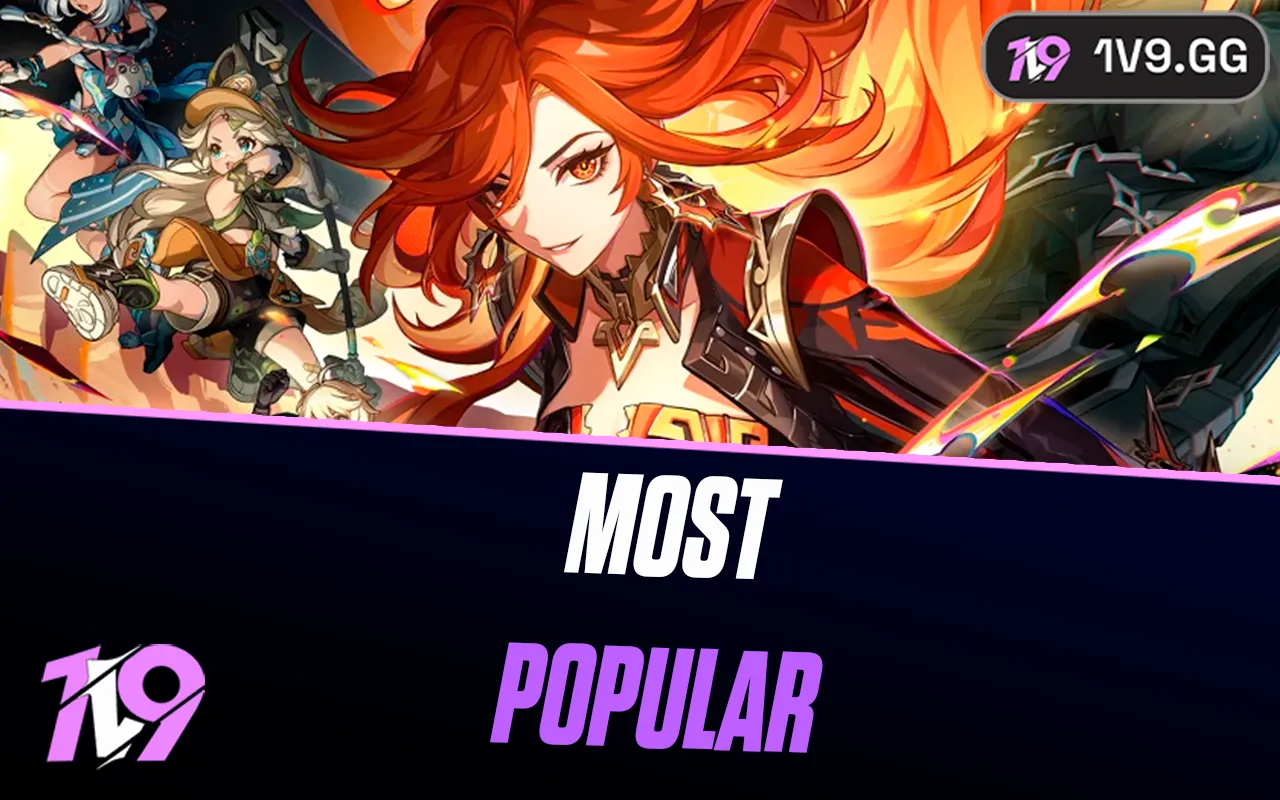 10 Most Popular Genshin Impact Characters | 1v9
