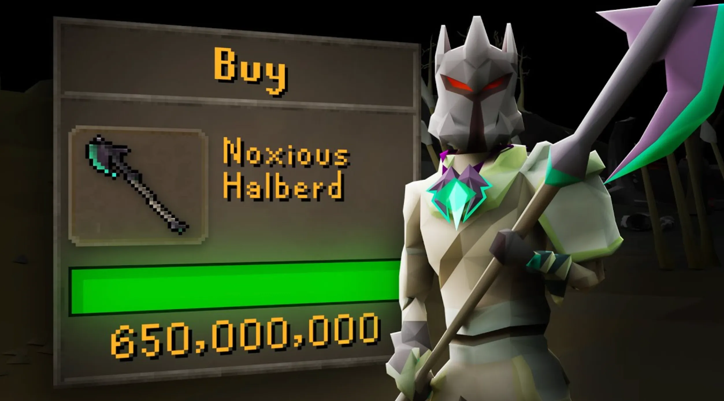 How To Get Noxious Halberd in OSRS | 1v9