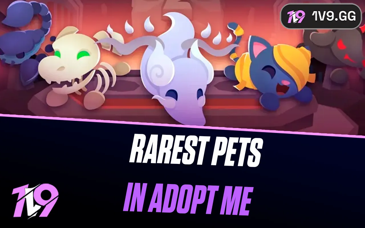 10 Rarest Pets in Adopt Me | 1v9