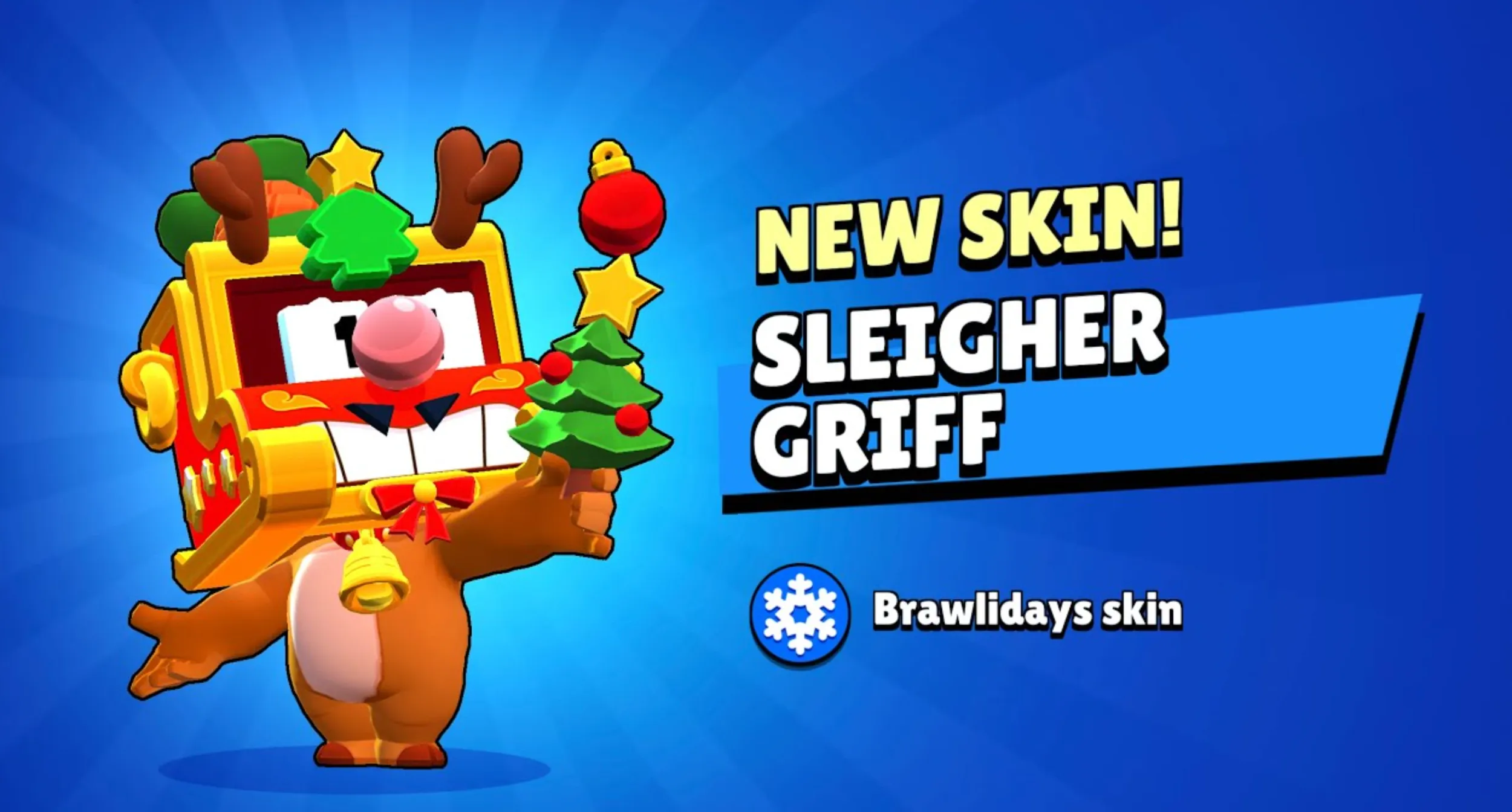 10 Best Christmas Skins in Brawl Stars | 1v9