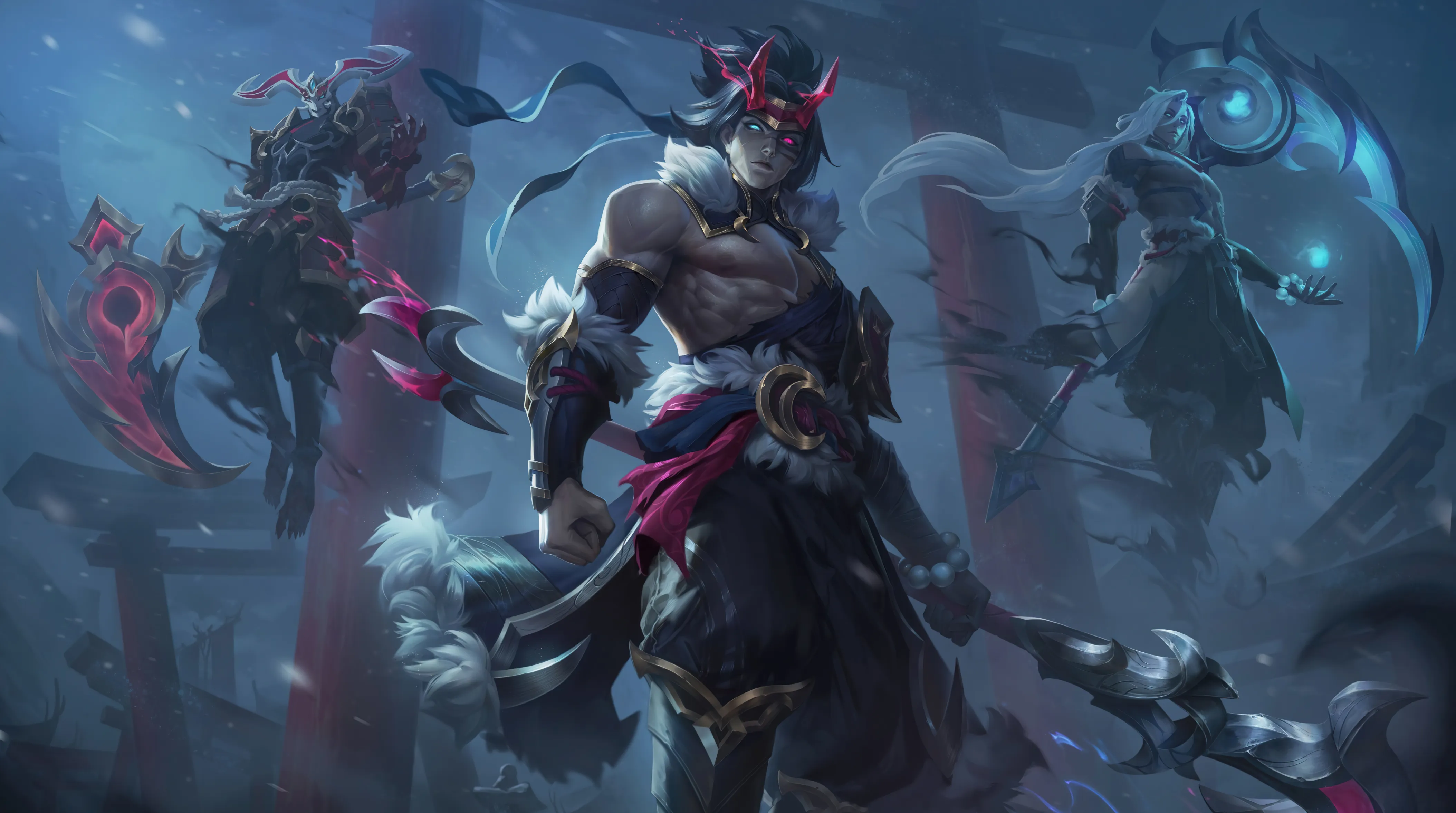 All Snow Moon Skins In League of Legends | 1v9