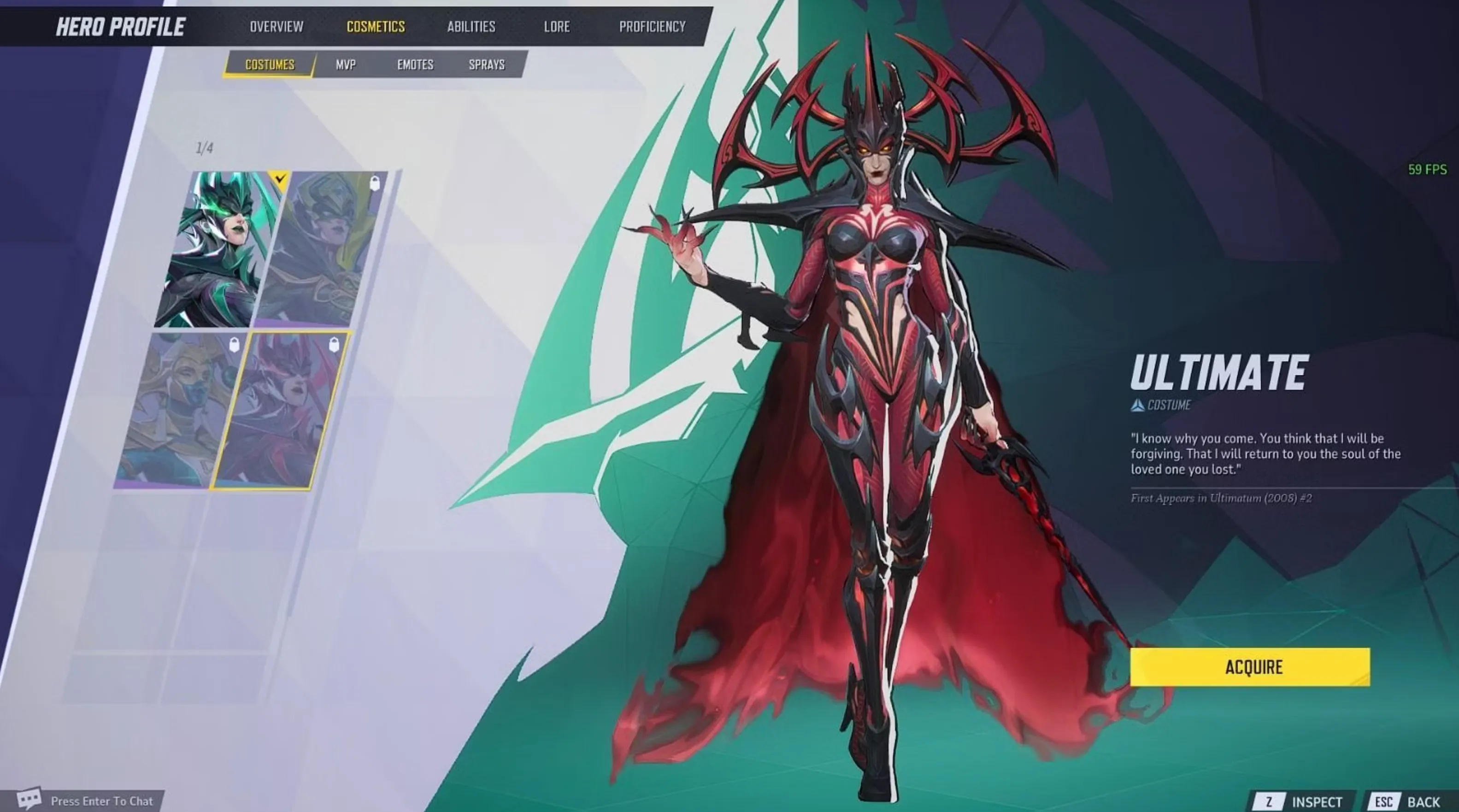 All Hela Skins In Marvel Rivals | 1v9