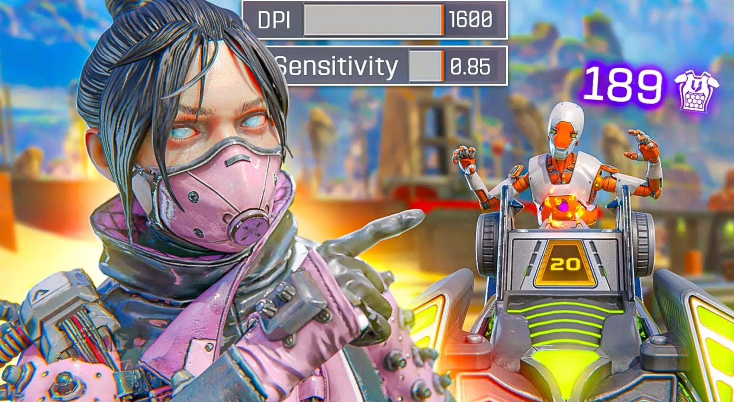 Best Mouse DPI Settings in Apex Legends | 1v9