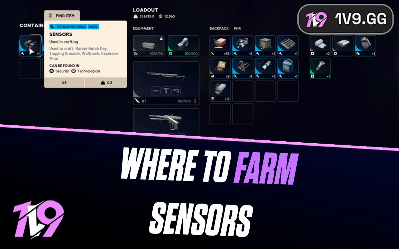 Where To Find Sensors In Arc Raiders | 1v9