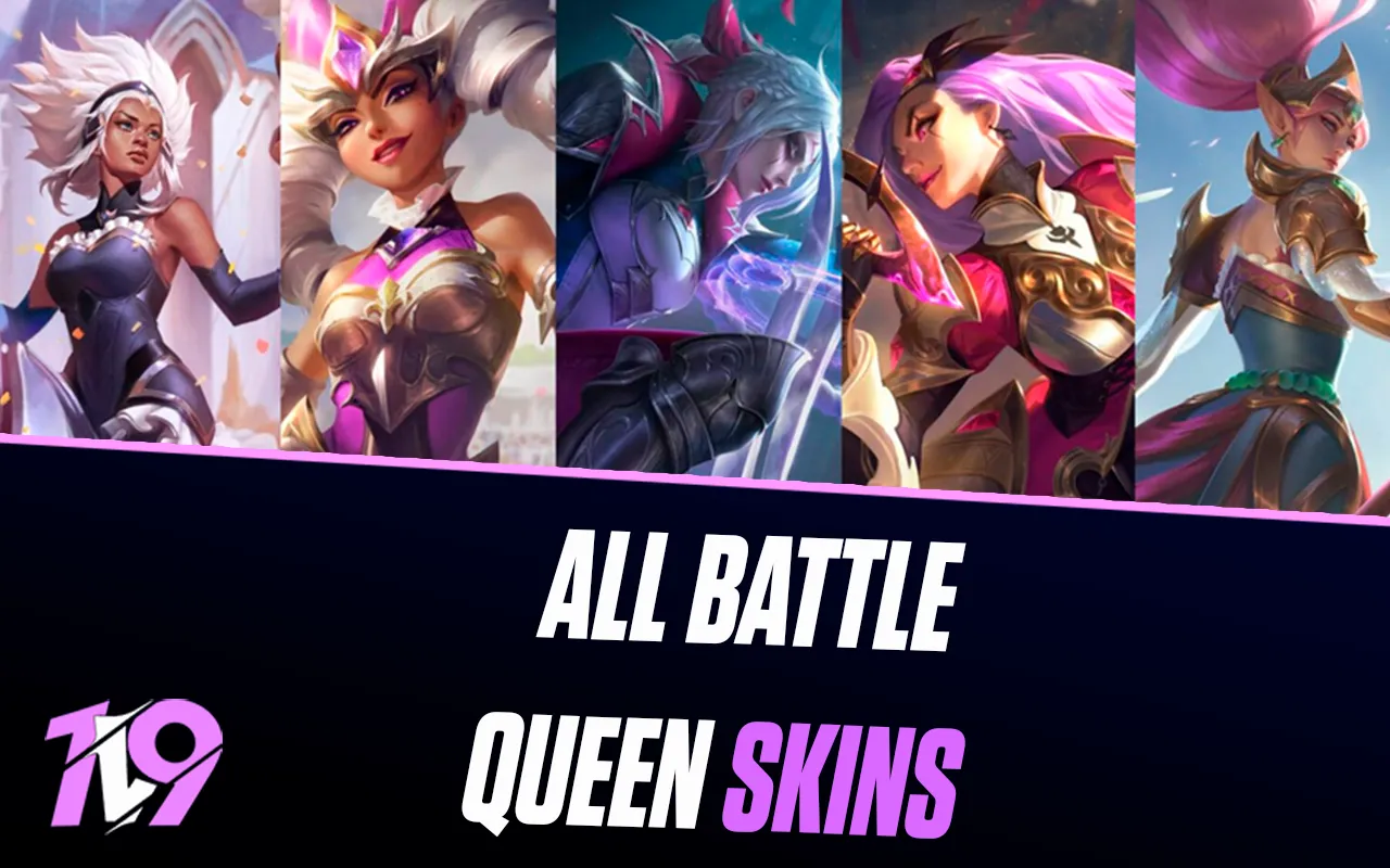 All Battle Queen Skins In League of Legends | 1v9
