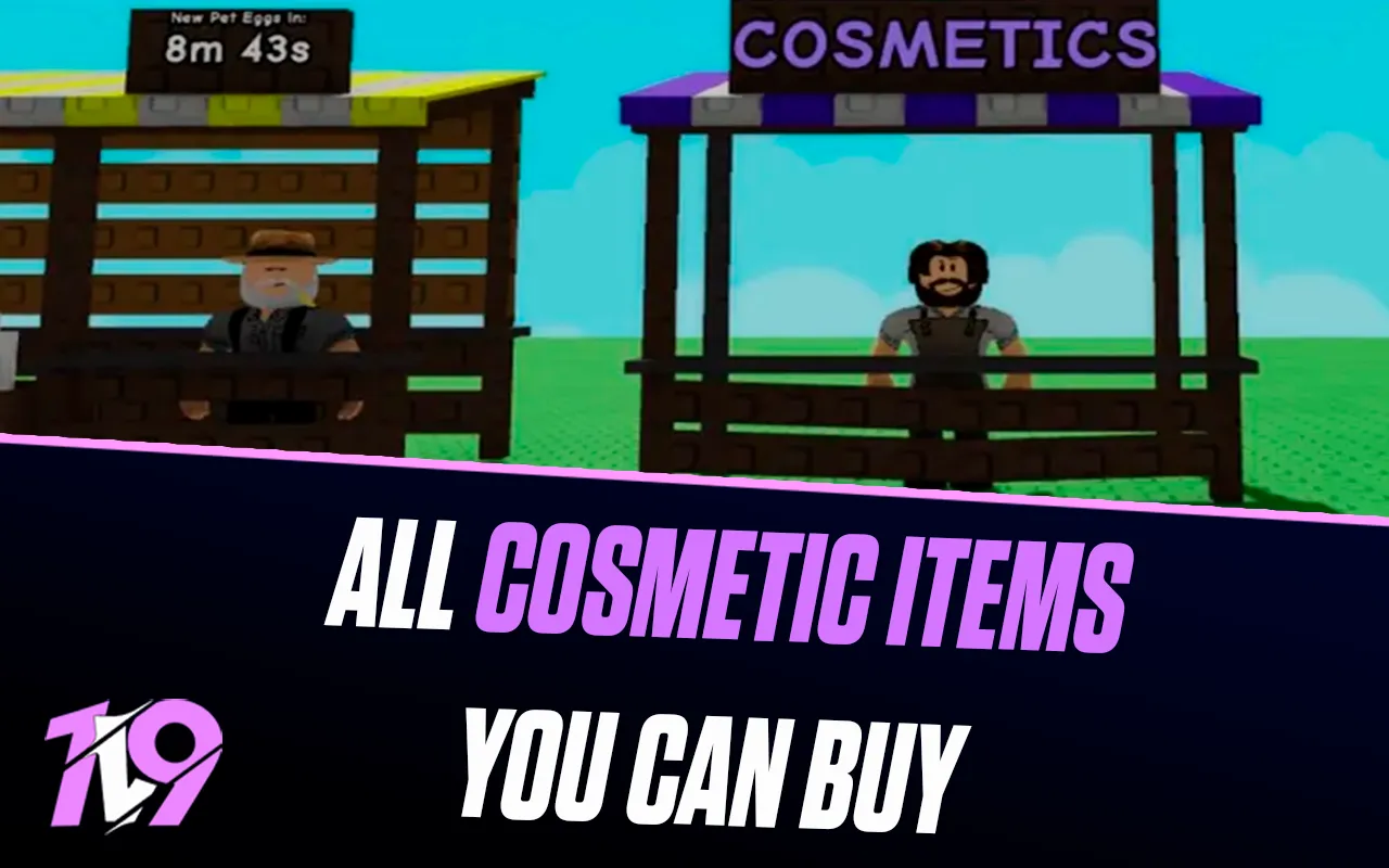 All Cosmetic Items You Can Buy in Grow a Garden Roblox | 1v9