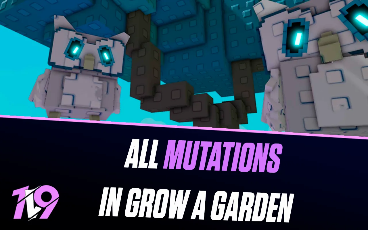 All Mutations In Grow a Garden Guide | 1v9