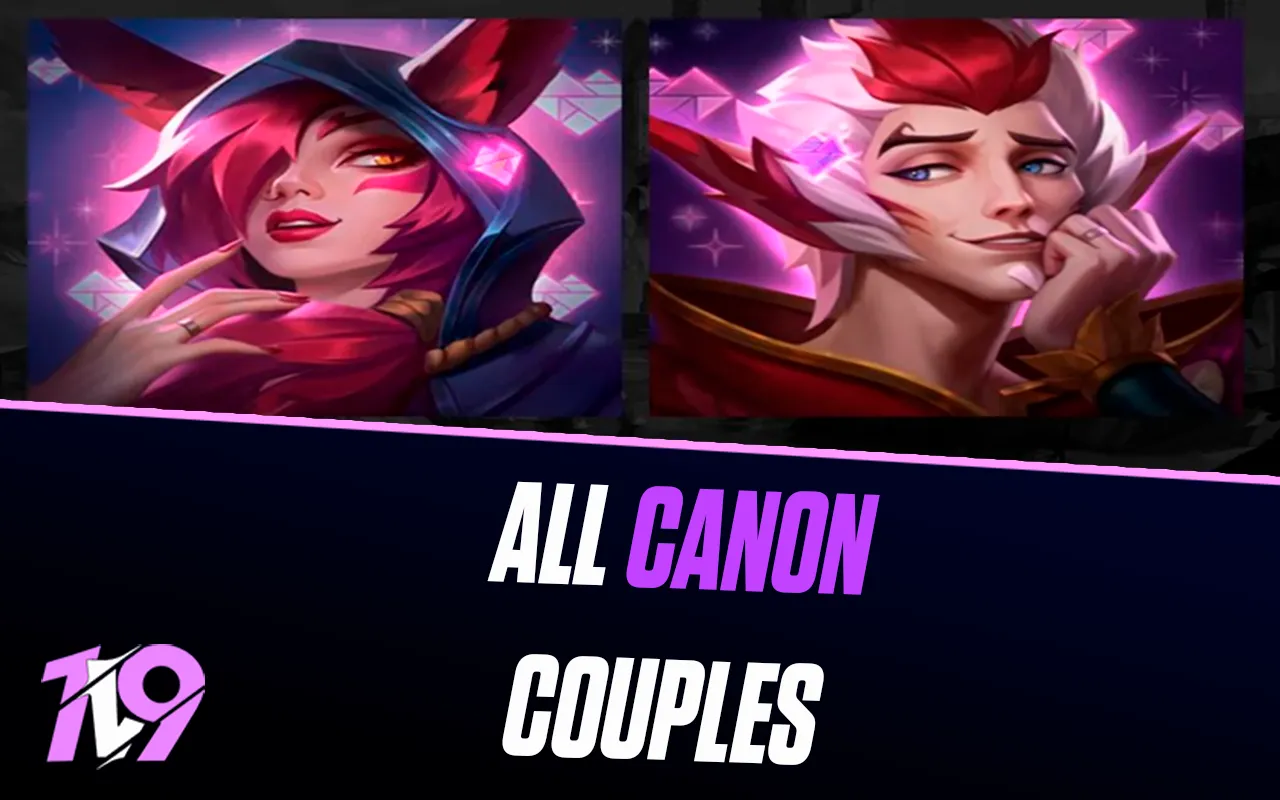 All Canon Couples In League of Legends | 1v9