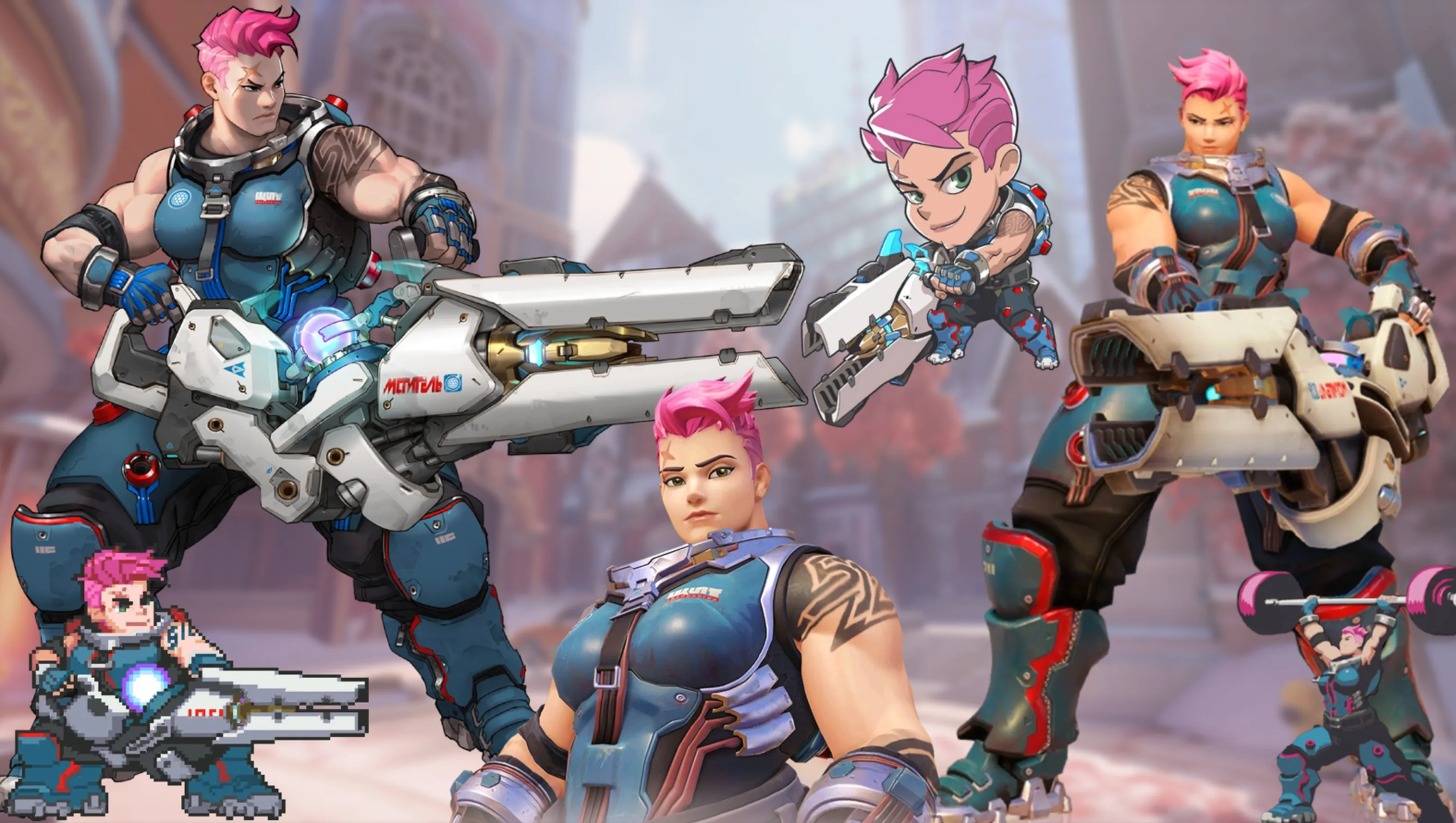 Best Zarya Stadium Builds In Overwatch 2 | 1v9