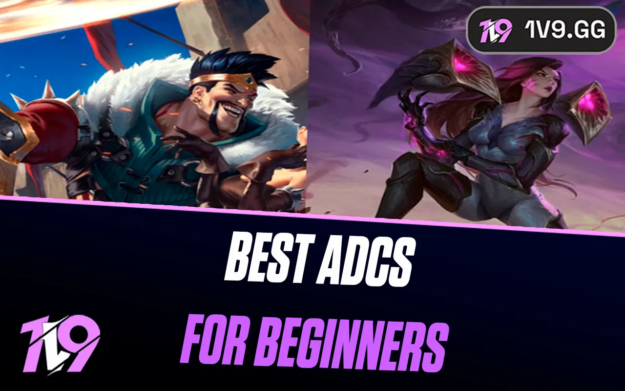 10 Best ADC Champions For Beginners in League of Legends | 1v9
