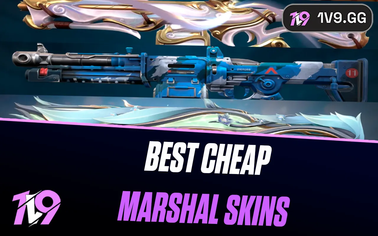 9 Best Cheap Marshal Skins In Valorant | 1v9