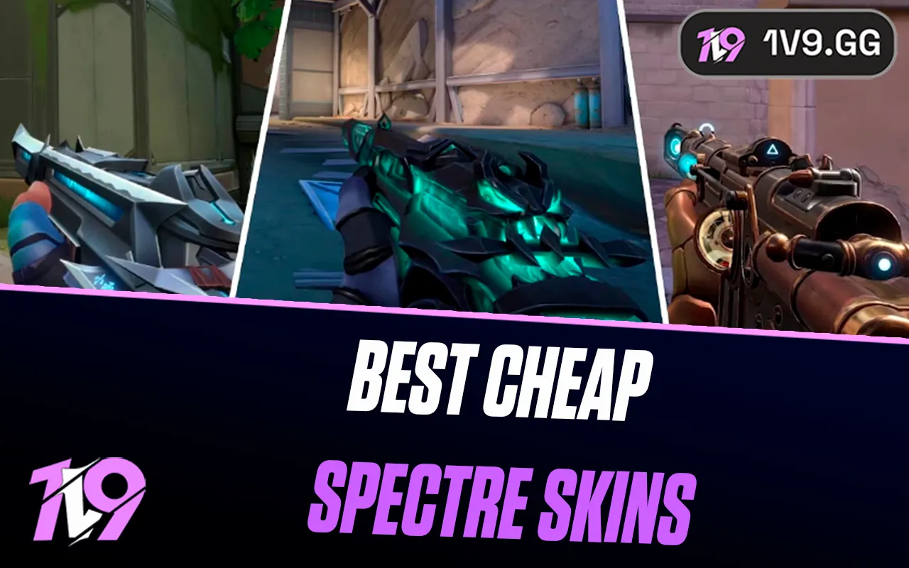 9 Best Cheap Spectre Skins In Valorant | 1v9