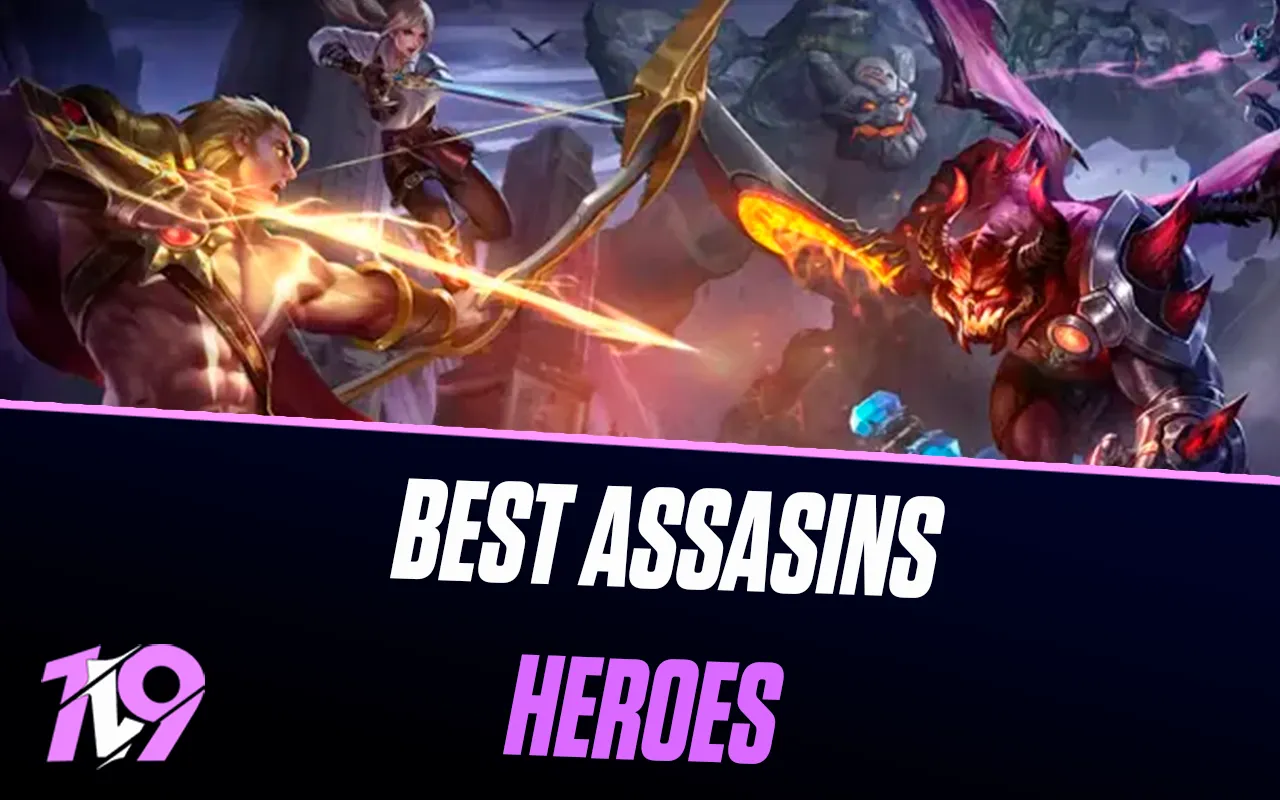 12 Best Assasin Heroes In Arena of Valor | 1v9