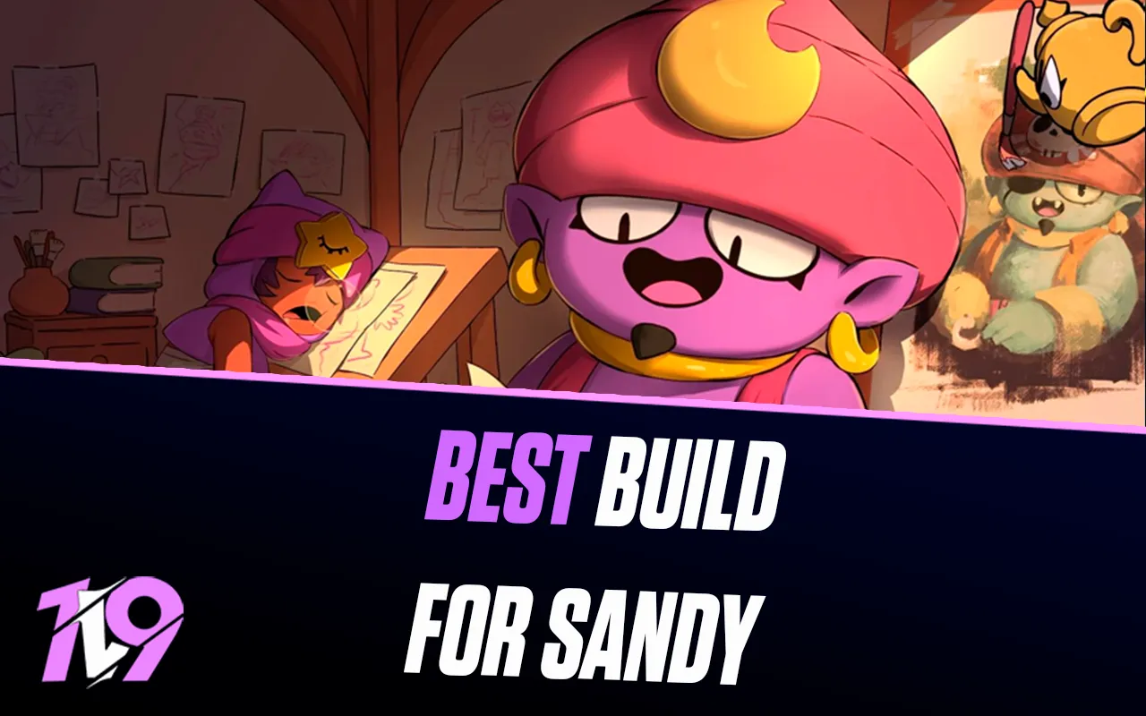 Best Build For Sandy In Brawl Stars | 1v9