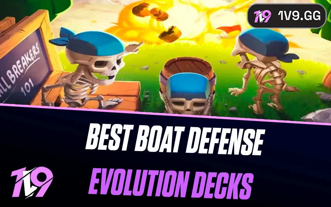 5 Best Boat Defense Decks In Clash Royale | 1v9