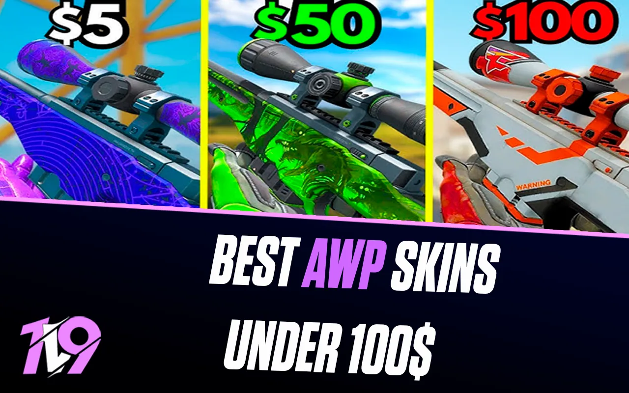 15 Best AWP Skins Under $100 In CS2 | 1v9