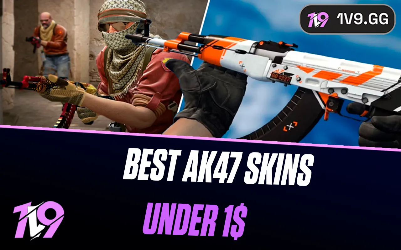 Best Cheap AK-47 Skins Under $1 In CS2 | 1v9