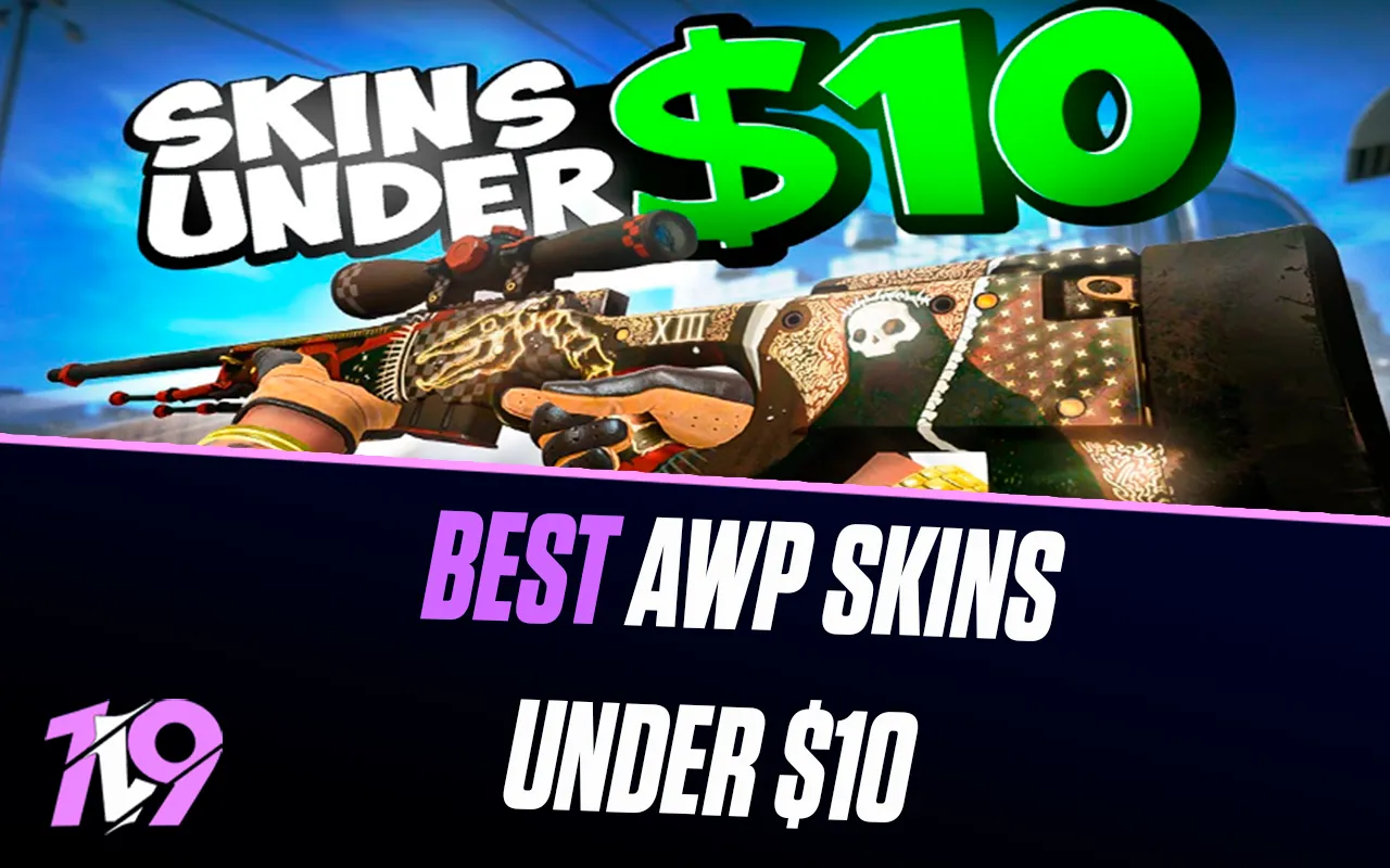 10 Best Cheap AWP Skins Under $10 In CS2 | 1v9