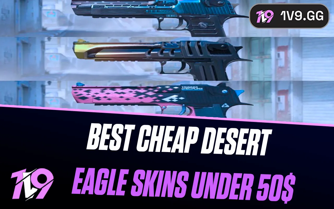 20 Best Cheap Desert Eagle Skins Under $50 In CS2 | 1v9