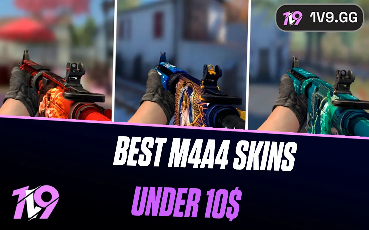 15 Best Cheap M4A4 Skins Under $10 In CS2 | 1v9