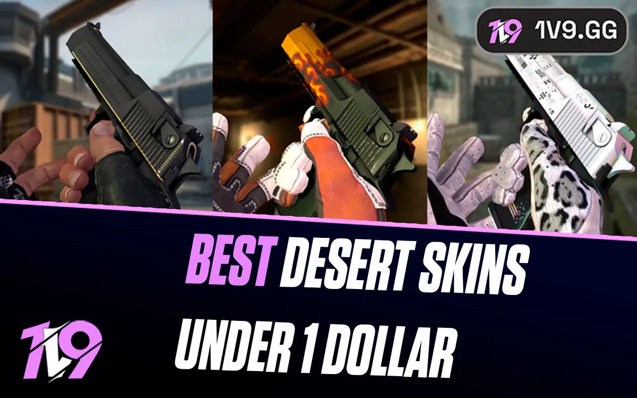 5 Best Cheap Desert Eagle Skins Under $1 In CS2 | 1v9