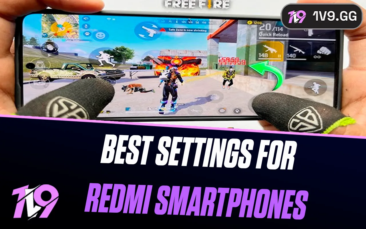 Best Free Fire Sensitivity Settings for Redmi Smartphones | 1v9