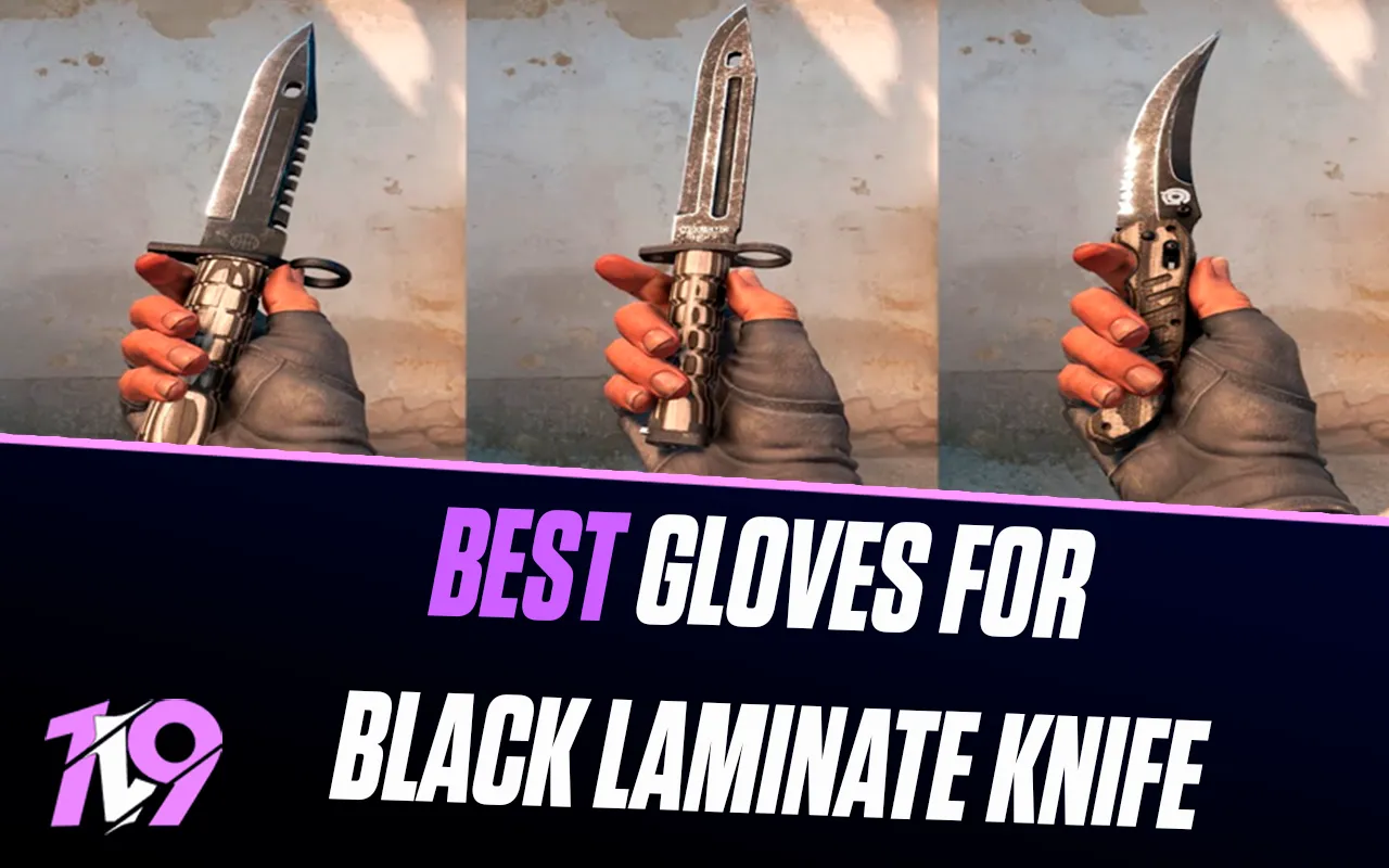 10 Best Gloves To Pair With Black Laminate Knife In CS2 | 1v9