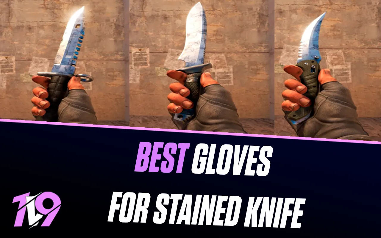 10 Best Gloves To Pair With Stained Knife In CS2 | 1v9