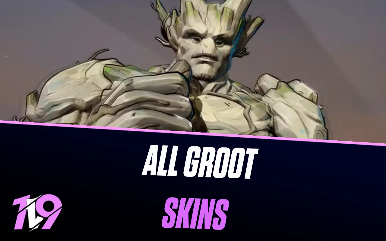 All Groot Skins In Marvel Rivals | 1v9