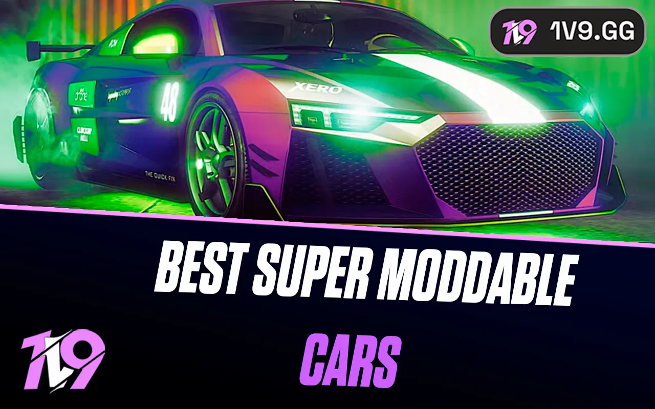 7 Best Super-Moddable Cars in GTA Online | 1v9