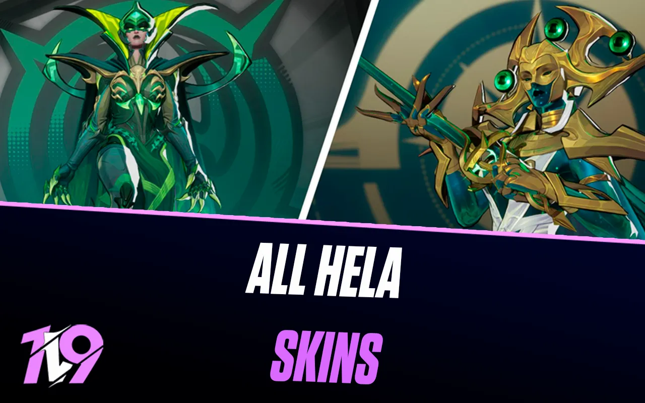 All Hela Skins In Marvel Rivals | 1v9