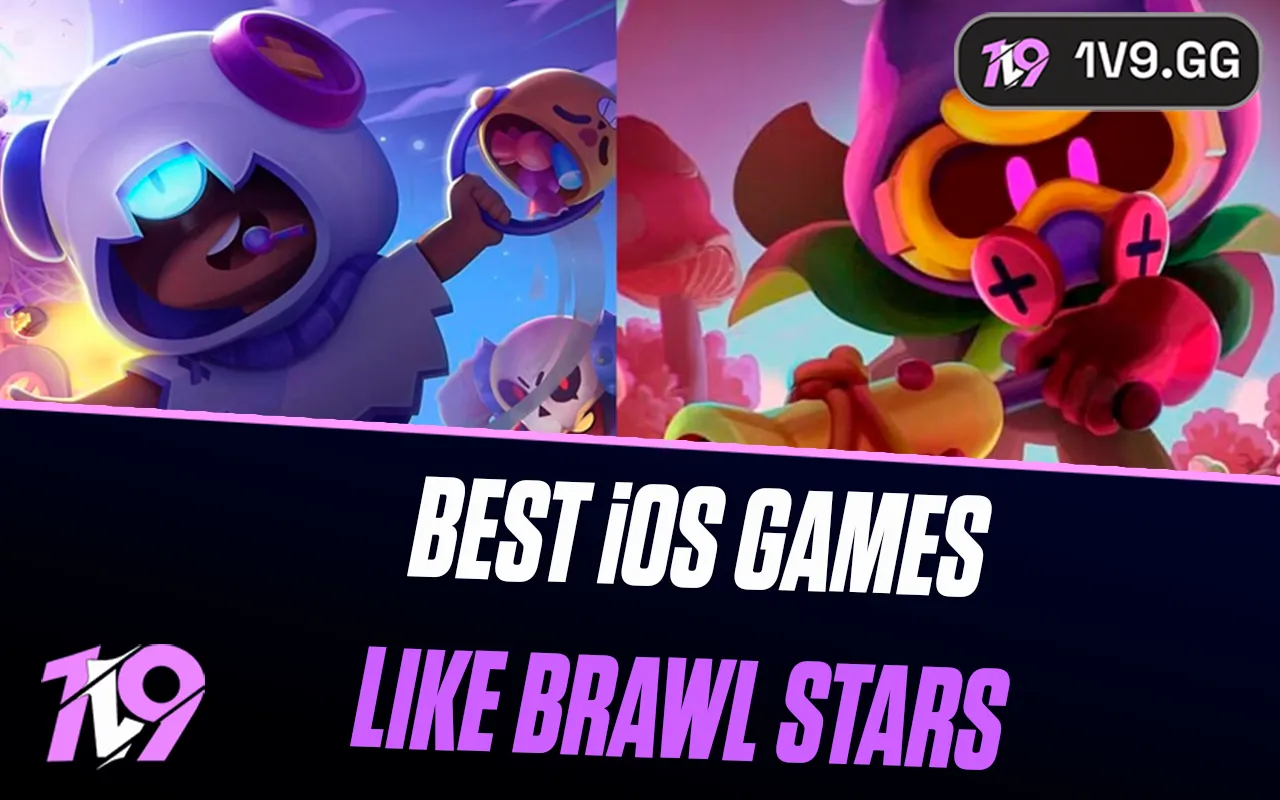 10 Best iOS Games Like Brawl Stars | 1v9