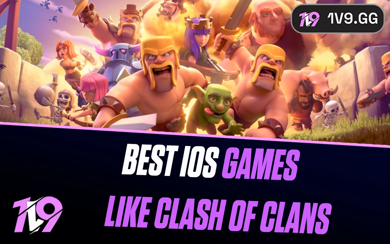 5 Best iOS Games Like Clash of Clans | 1v9